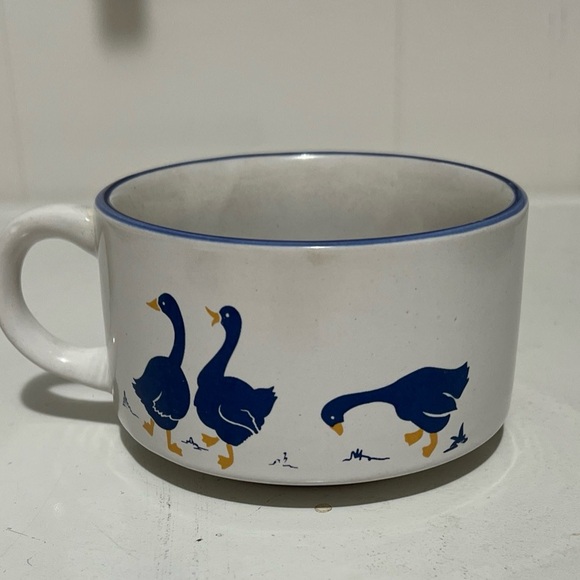 Kitchen | Vintage Rosenthal Netter Mugs Blue Goose Ducks Soup Cup Japan ...